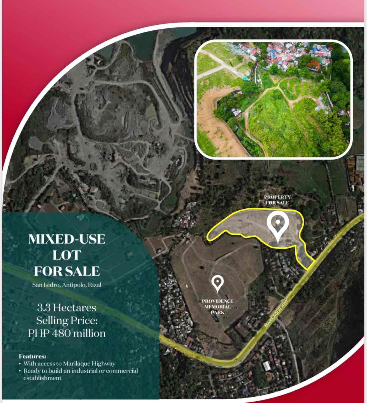 Land for Sale in Antipolo City, Calabarzon for ₱480,000,000 | U2521492